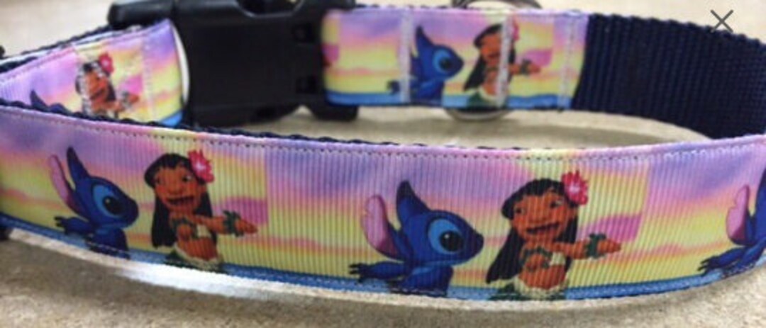 Lilo & Stitch 1 Inch Dog Collar - Etsy