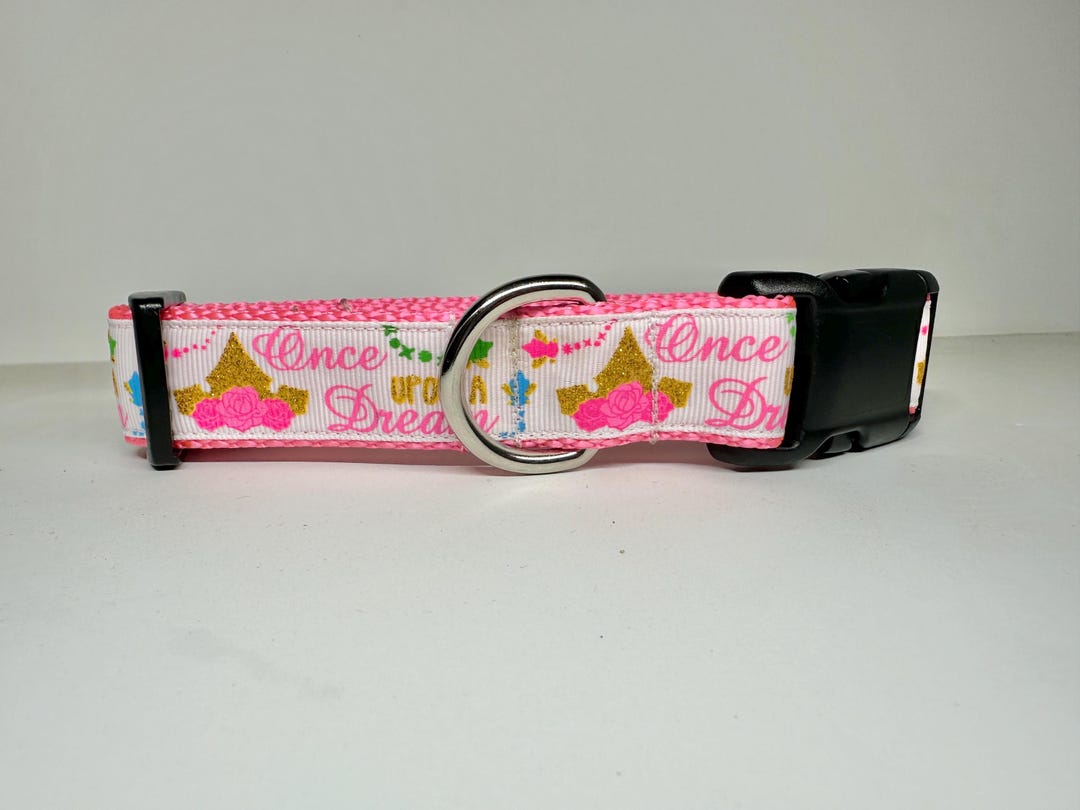 Princess Dream Glitter 1 Inch Dog Collar - Etsy