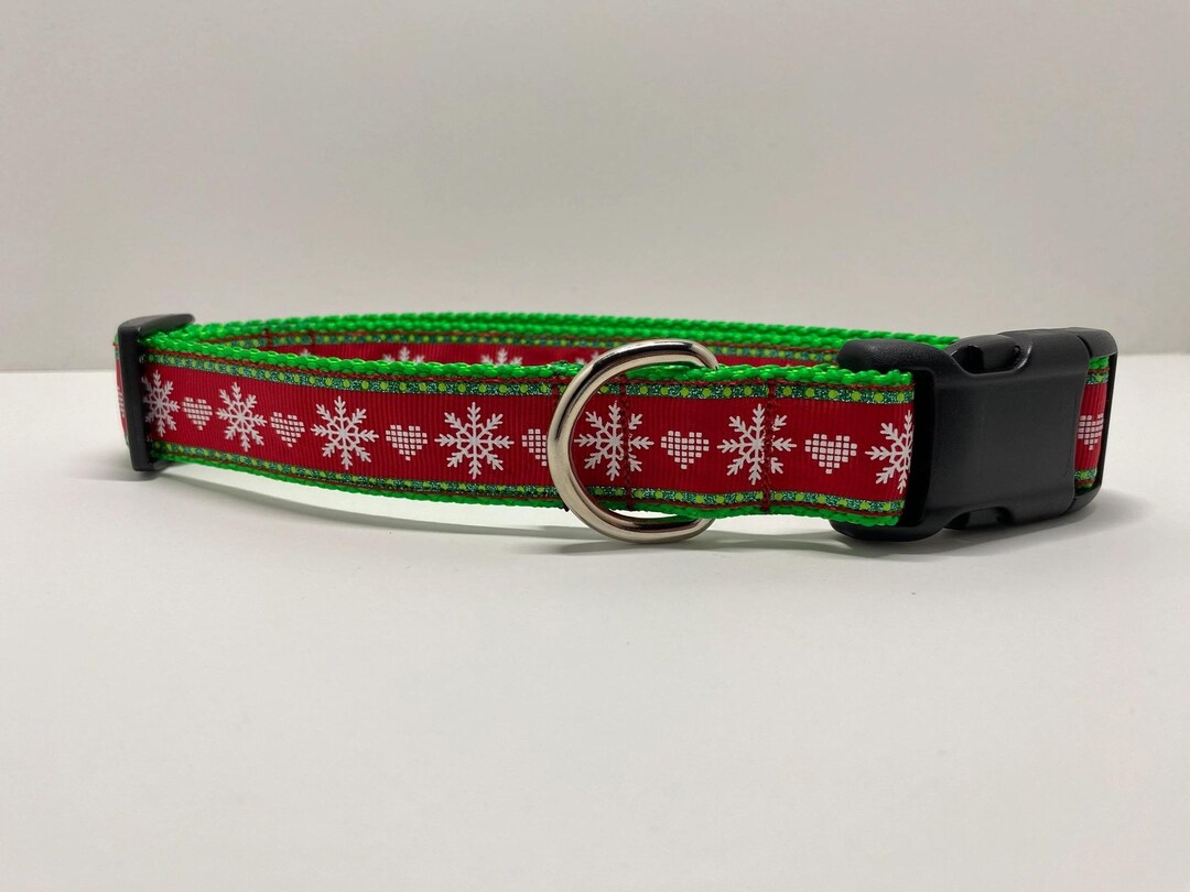 Glitter Fair Isle 1 Inch Dog Collar - Etsy