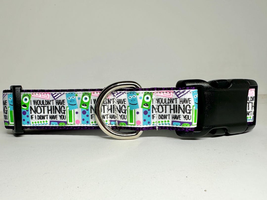 Monster Friends 1 Inch Dog Collar - Etsy