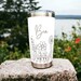 Personalized Floral Design Yeti 20oz Rambler Tumbler 360 Degree ...
