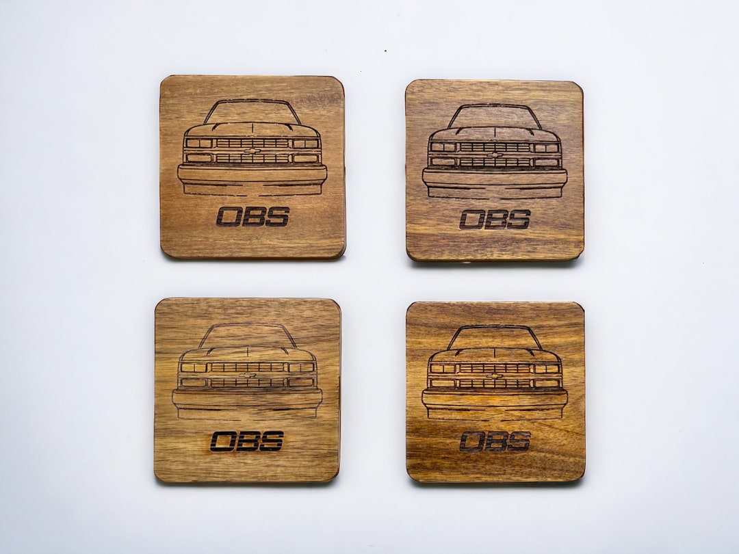 88-98 OBS Chevy Truck Coasters Set of 4 Gift for Him, Fathers Day ...