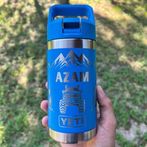 Personalized Kids Yeti 12oz Water Bottle 12 Designs and 8 Colors to ...