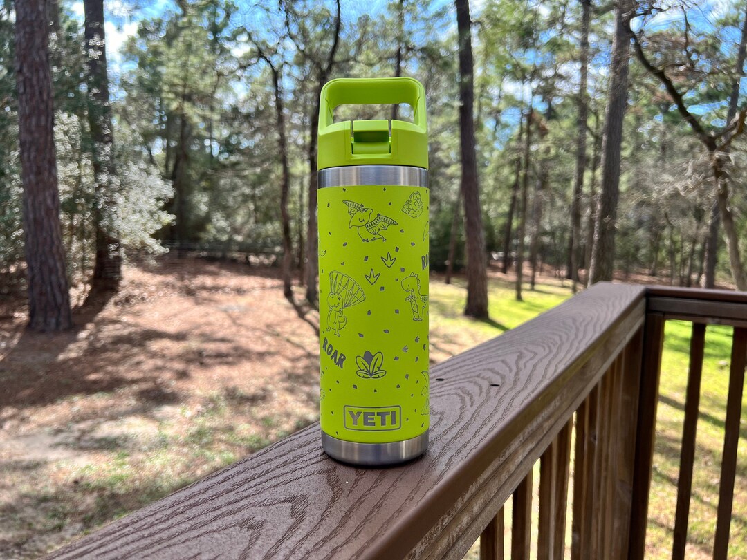 Dinosaur Theme Yeti Water Bottle Kids Water Bottle Kids Gift Idea ...