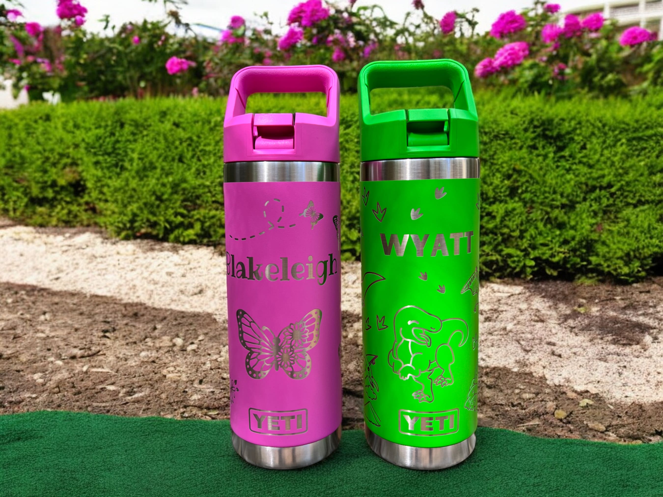 Personalized Kids Yeti 18oz Water Bottle 12 Designs and 10 Colors to ...