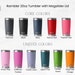 Personalized Floral Design Yeti 20oz Rambler Tumbler 360 Degree ...