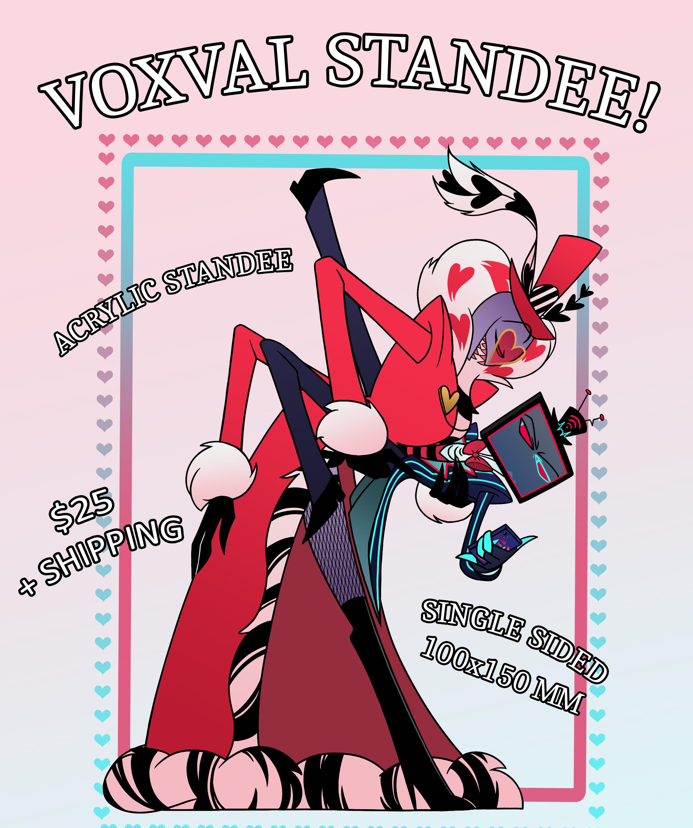 Hazbin Hotel Fanmade Voxval Carry Standee - Etsy