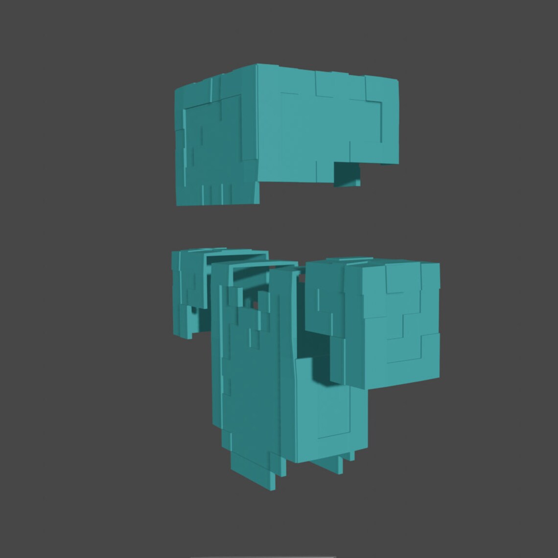 Life Sized 3D Printable Minecraft Armor STL - Etsy