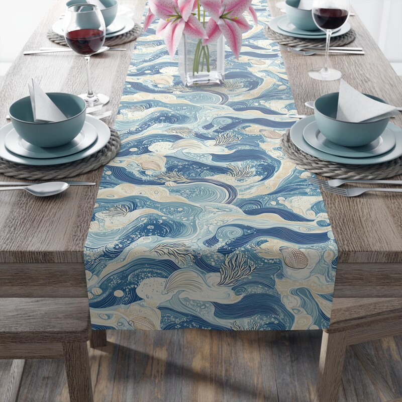 Beach Table Runner - Etsy