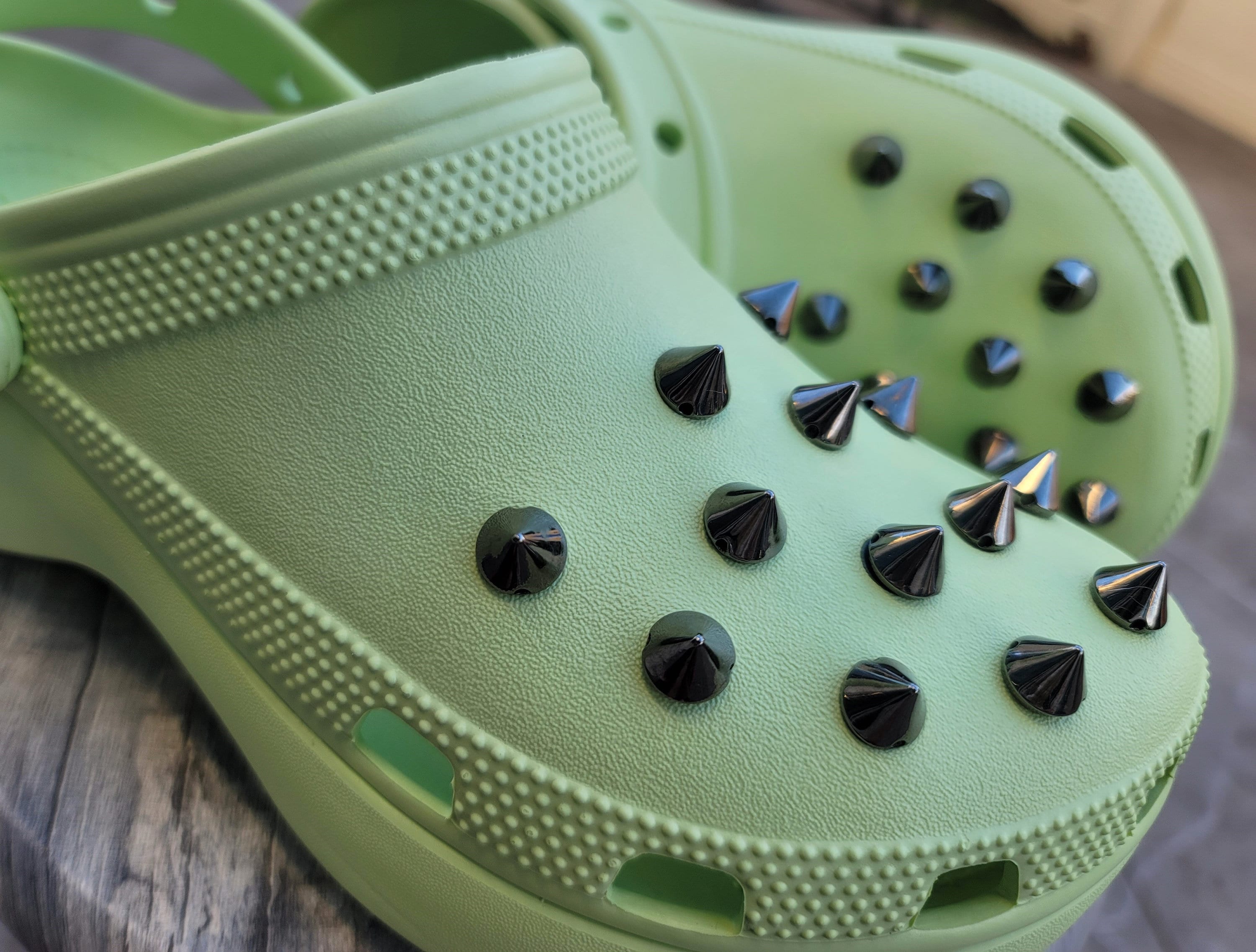 Spikes Croc Charms. Gunblack Stud Charm. Spikes Shoe Charm. Plastic ...