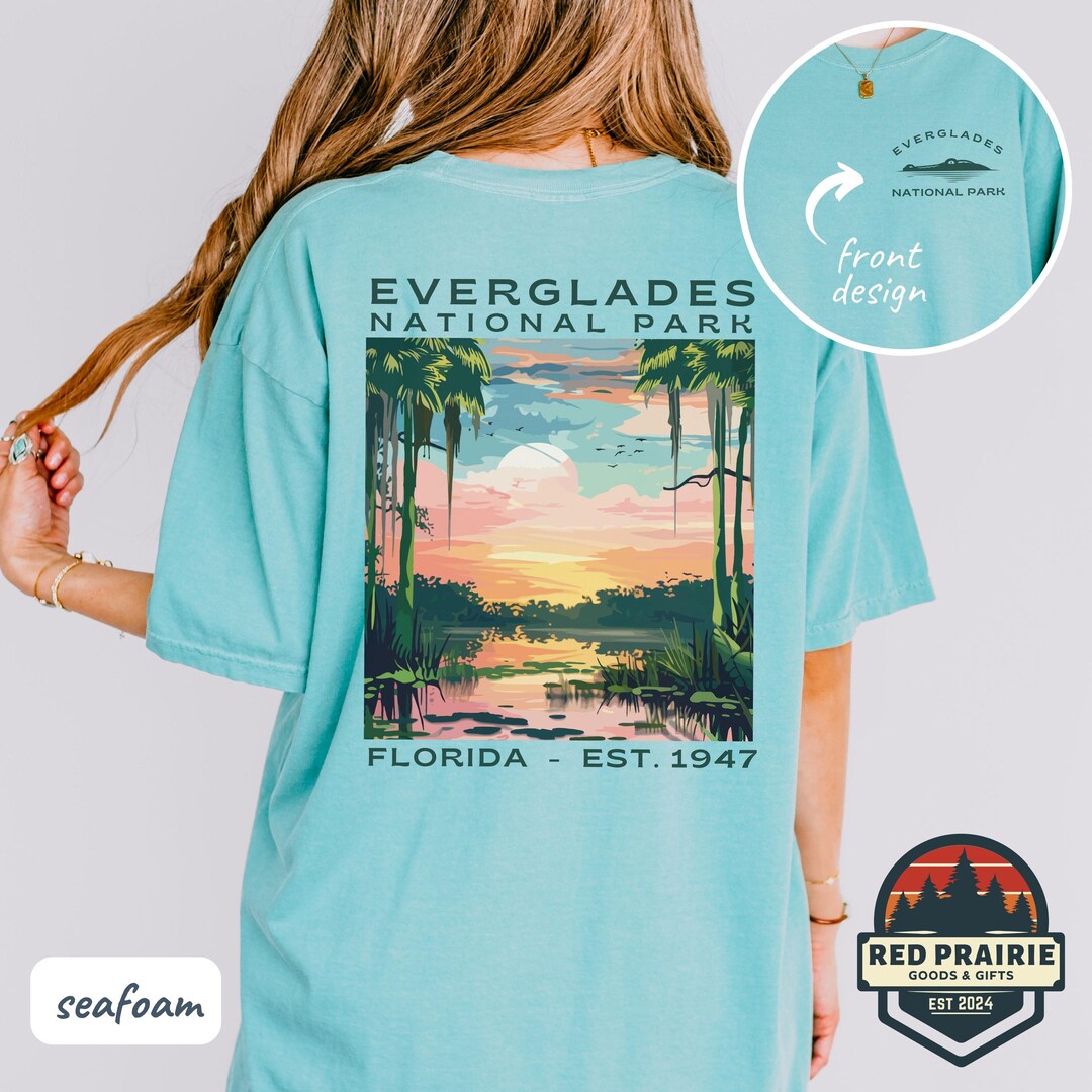 Everglades National Park Shirt Comfort Colors Granola Girl Shirt US ...