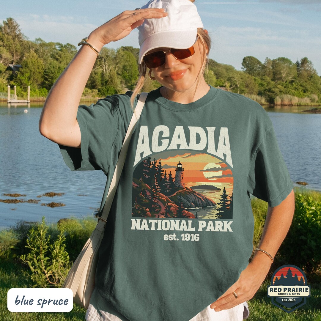 Acadia National Park Shirt Comfort Colors Granola Girl Acadia Shirt ...