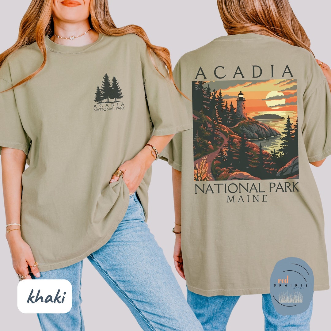 Acadia National Park Shirt Comfort Colors Granola Girl Shirt US ...
