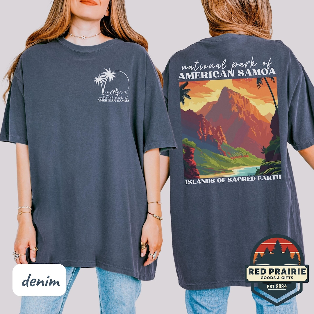 National Park of American Samoa Shirt Comfort Colors Shirt Granola Girl ...