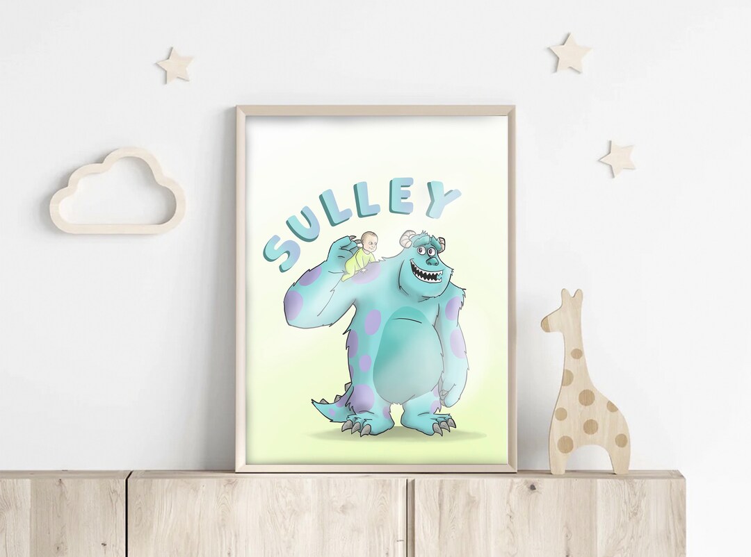 Personalised Disney Baby Drawing (sully) - Etsy