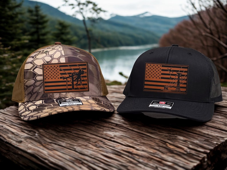Lineman Patch Hat With Transmission and Distribution Designs, Durable ...