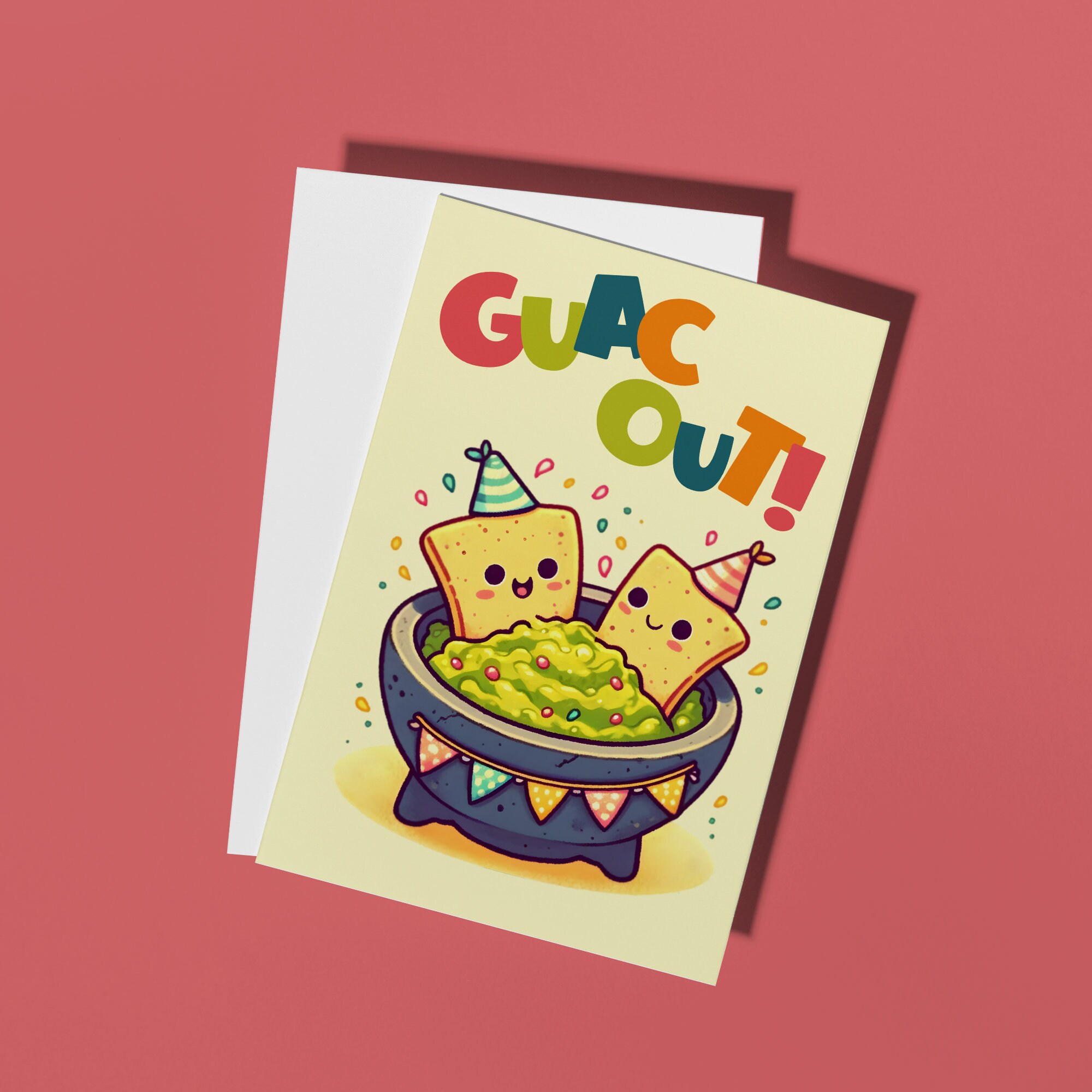 Guac Out Birthday Card for 5 De Mayo Fiesta Fun Guacamole Lover Bday ...