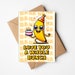 Banana Birthday Day Card Funny Pun Birthday Love Your A Whole Bunch for ...