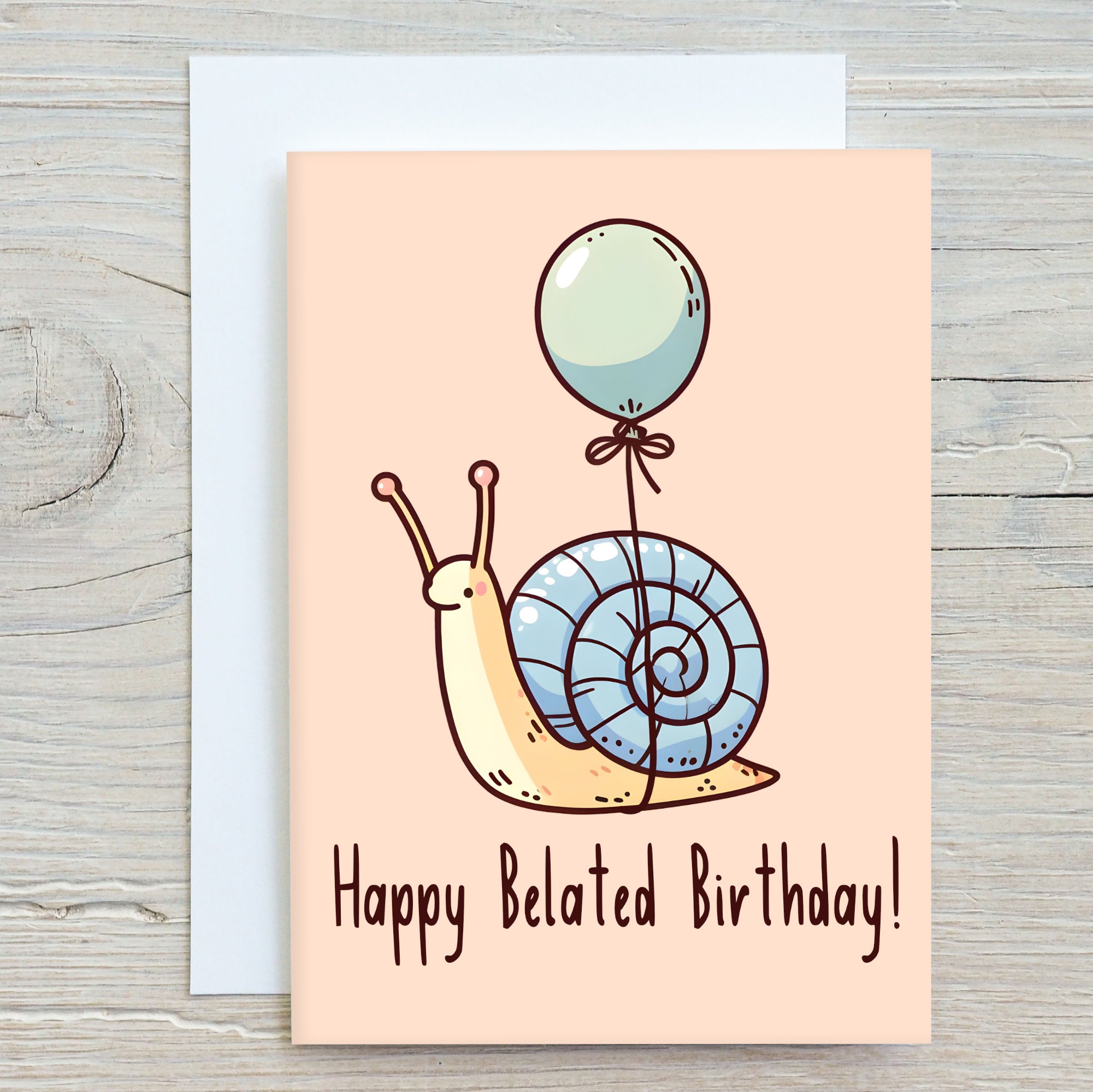 Belated Birthday Card for Friend Late Birthday Gift Humor Card Funny ...