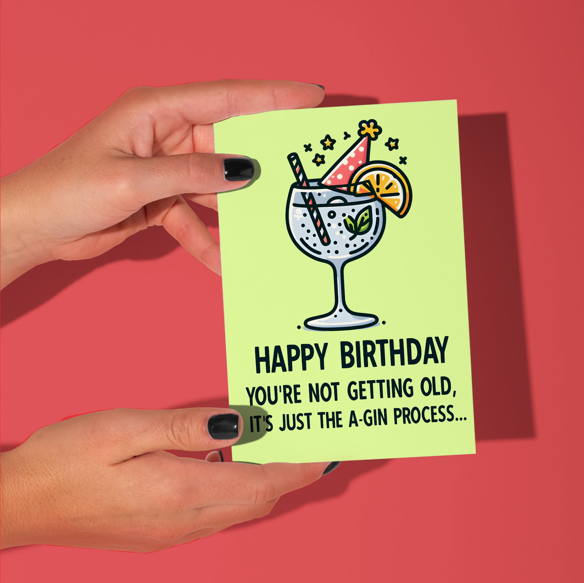 Bartender Birthday Card for Bartender Who Loves Gin Funny Gin Birthday ...