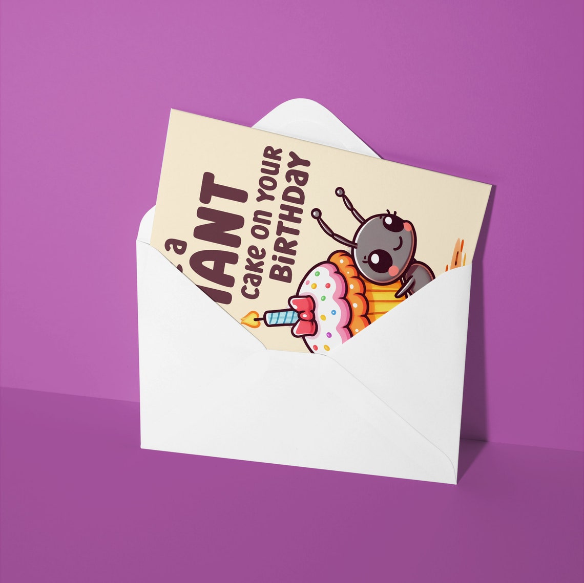 Ant Birthday Card for Entomology Phd Student Biology Animal Science Fun ...