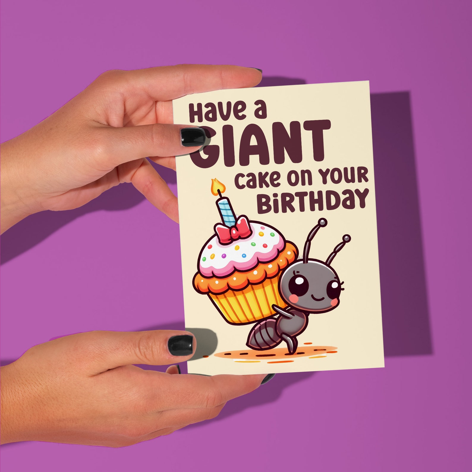 Ant Birthday Card for Entomology Phd Student Biology Animal Science Fun ...