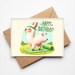 Llama Yoga Birthday Card for Yogi Friend Who Loves Yoga Llamaste Pun ...