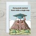 Kawaii Graduation Motivational Card Cute Mountain Wearing Graduation ...