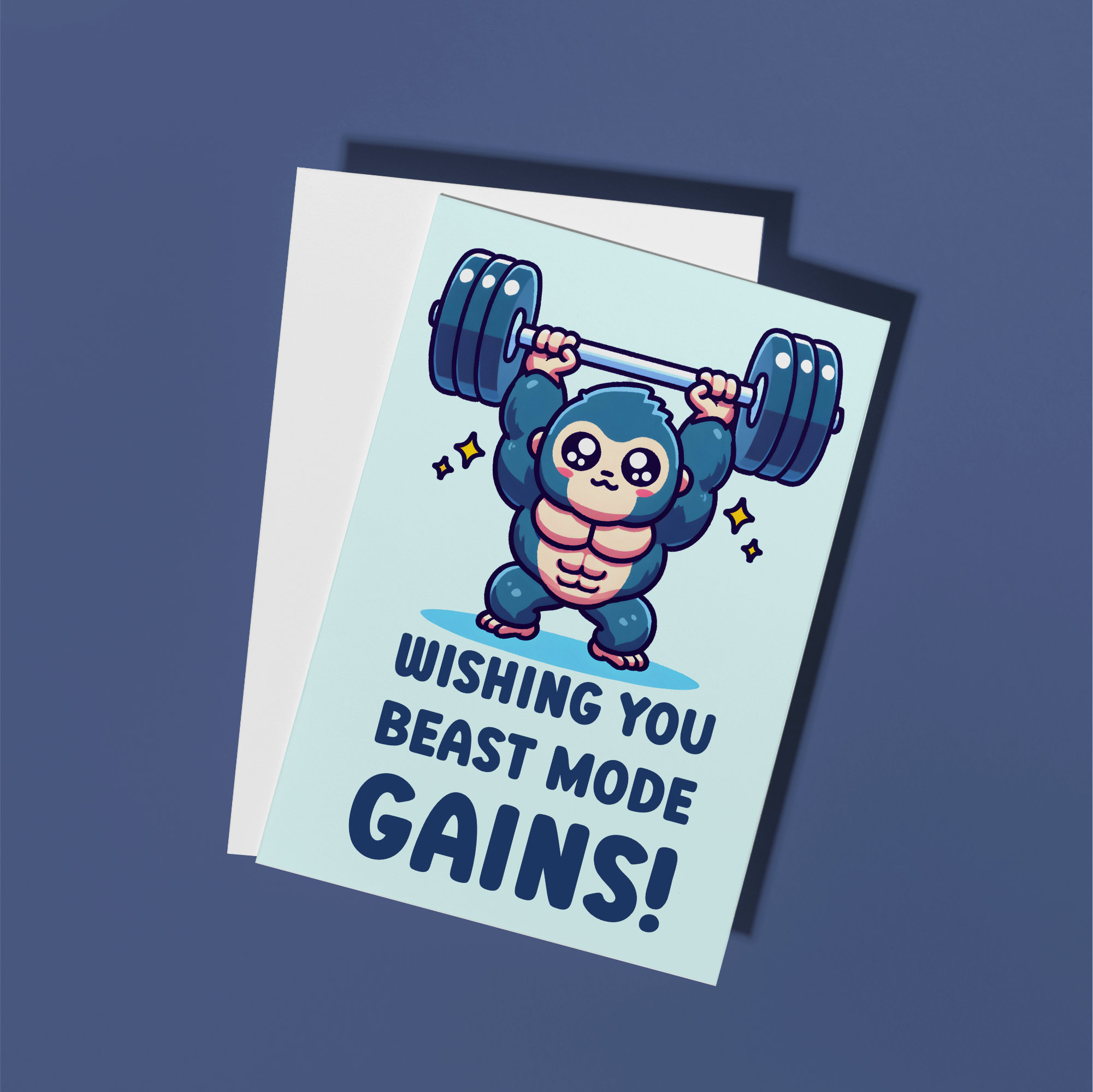 Cute Gym Birthday Card for Fitness Instructor Powerlifting Coach Gift ...