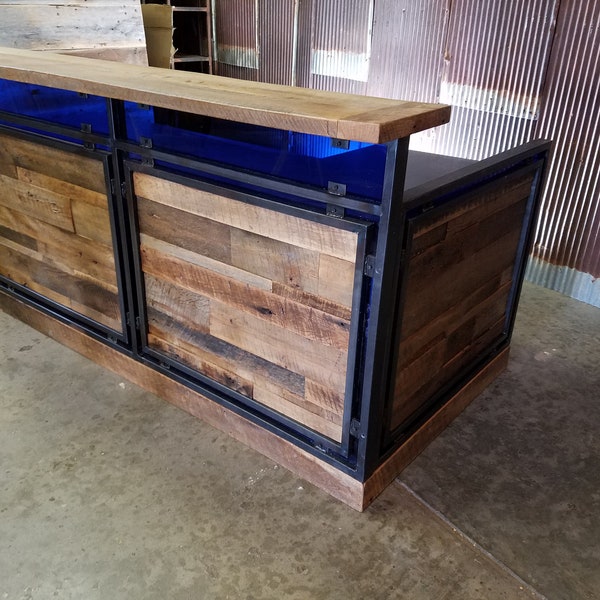 Industrial Reception Desk - Etsy