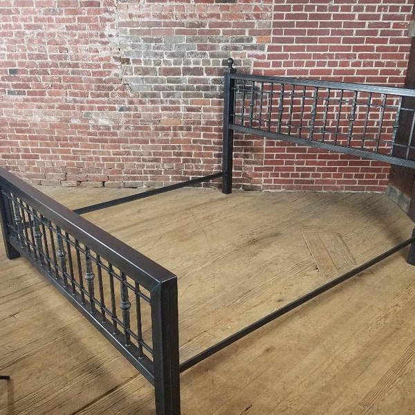 Steel Bed - Etsy