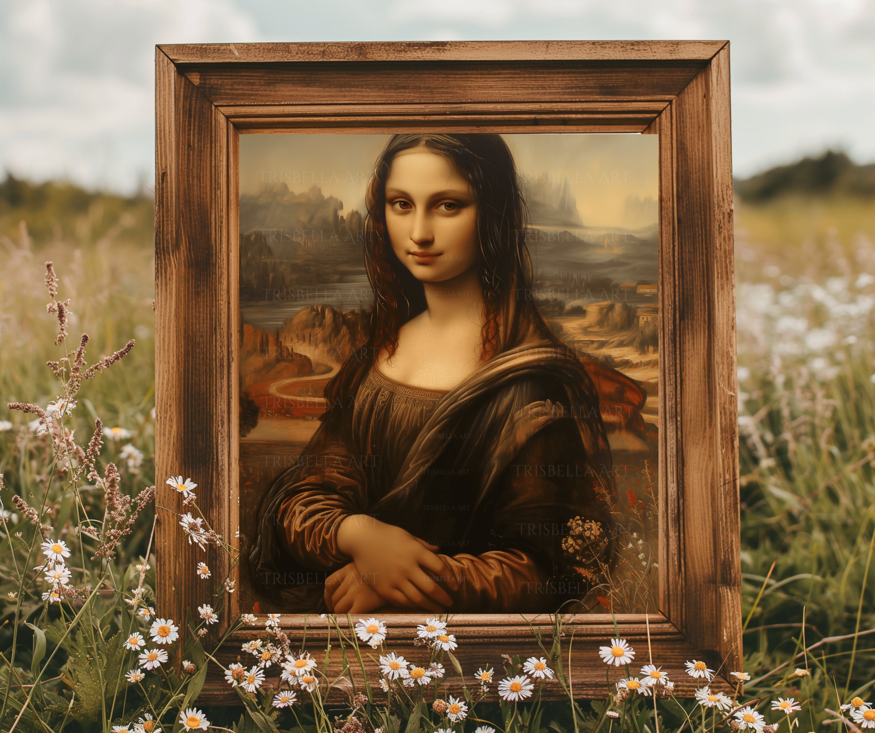 Mona Lisa Instant Download PRINTABLE Art Leonardo Da Vinci Wall Art ...