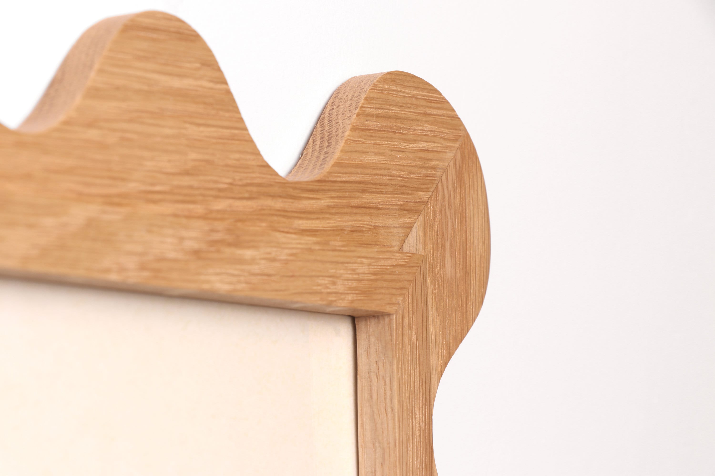 Oak Wood Scalloped Picture Frame, 19.75x27.5 - Etsy