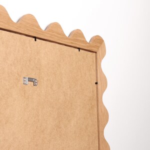 Oak Wood Scalloped Picture Frame, 19.75x27.5 - Etsy