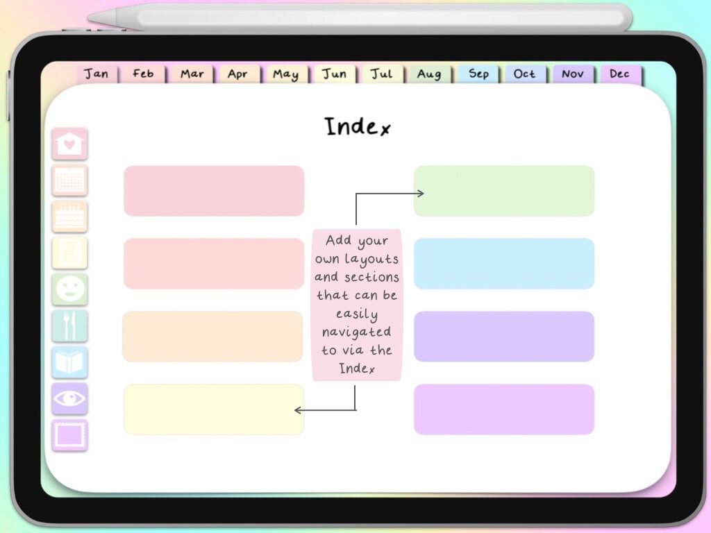 Digital Planner, Goodnotes Planner, Pastel Digital Planner, iPad ...
