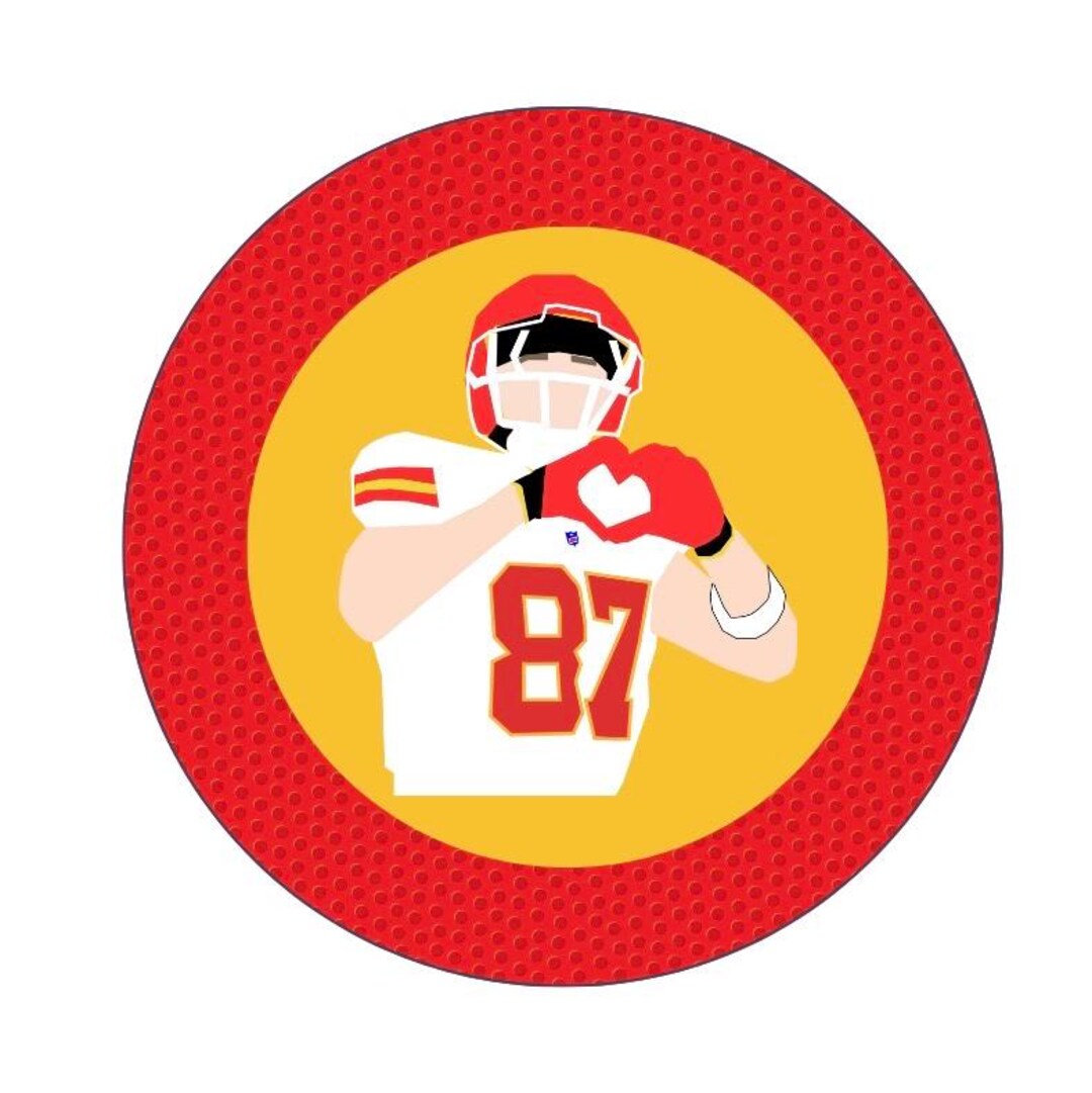 Chiefs and Kelsey Game Day Button - Etsy
