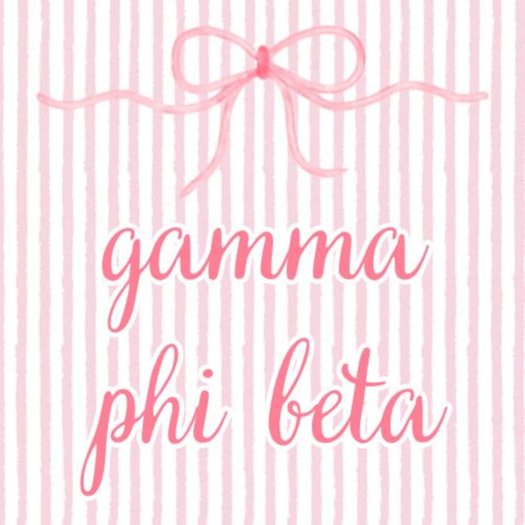 Gamma Phi Beta Sorority Digital Image - Etsy
