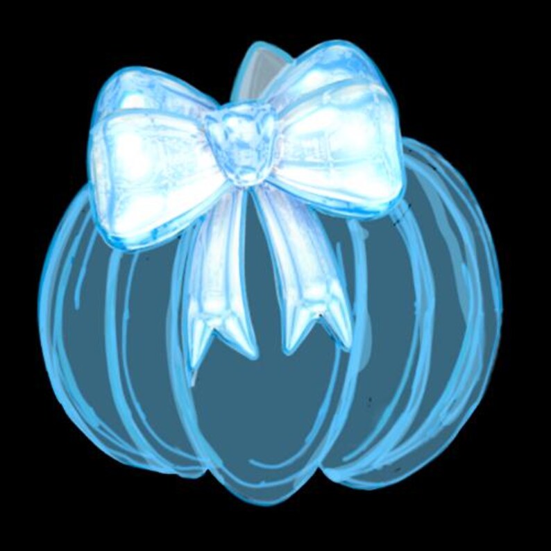 Blue Festive Pumpkin Image - Etsy