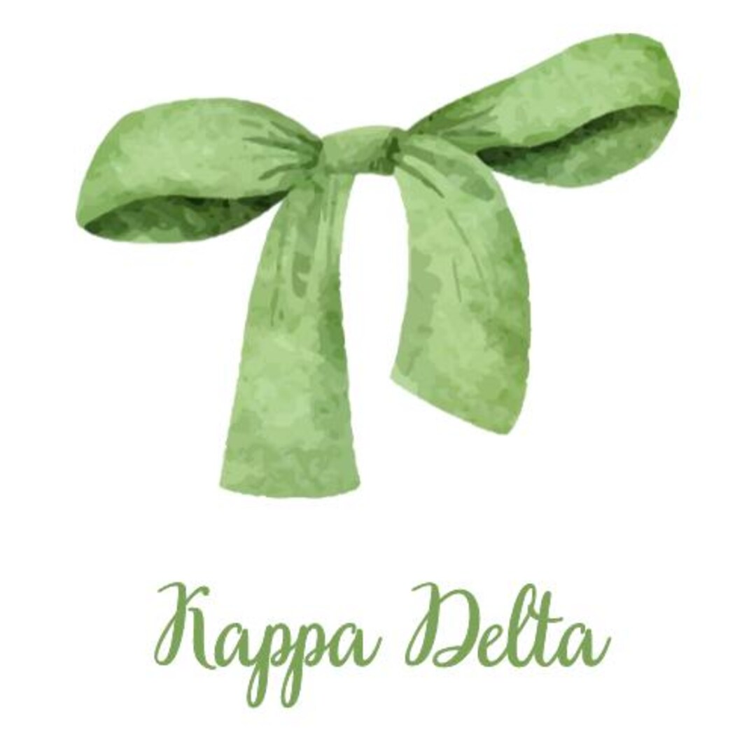 Kappa Delta Sorority Bow Digital Image - Etsy