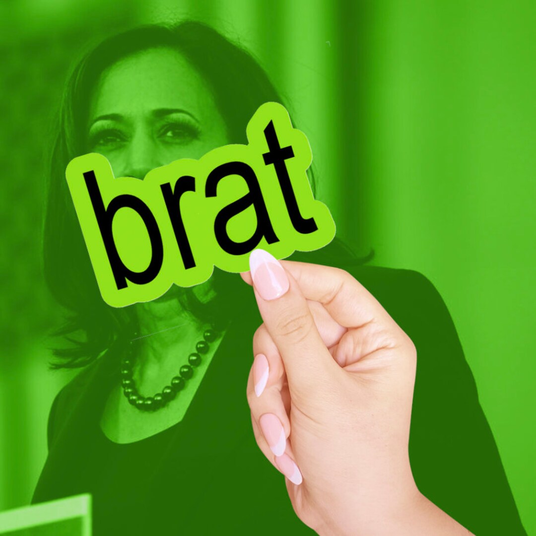 Brat Kamala Harris Feminist Sticker Tumbler Sticker Gift for Her Vote ...
