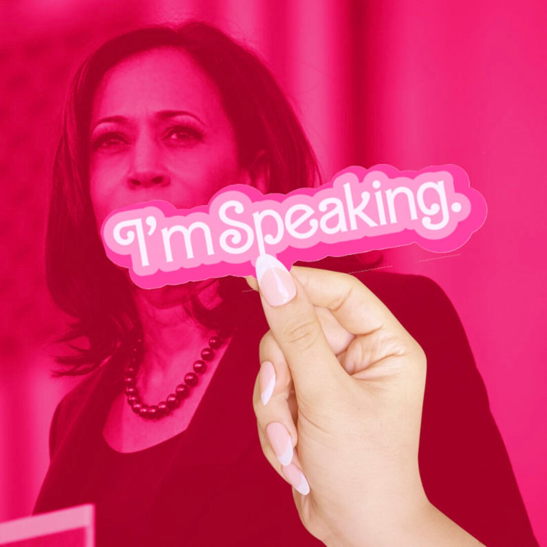 I'm Speaking Madam President Hot Pink Vote Sticker 90s Aesthetic Womens ...