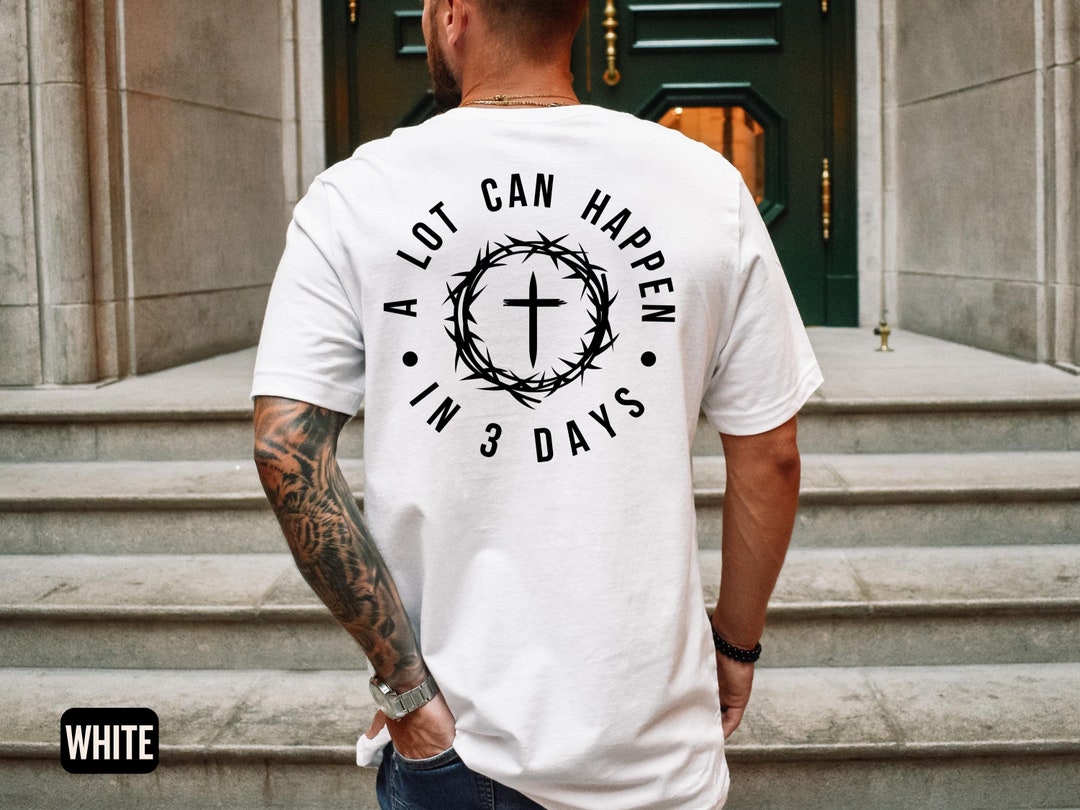 Christian Easter Tshirt, Men's Tee, Unisex Shirt, Religious Holiday Top ...