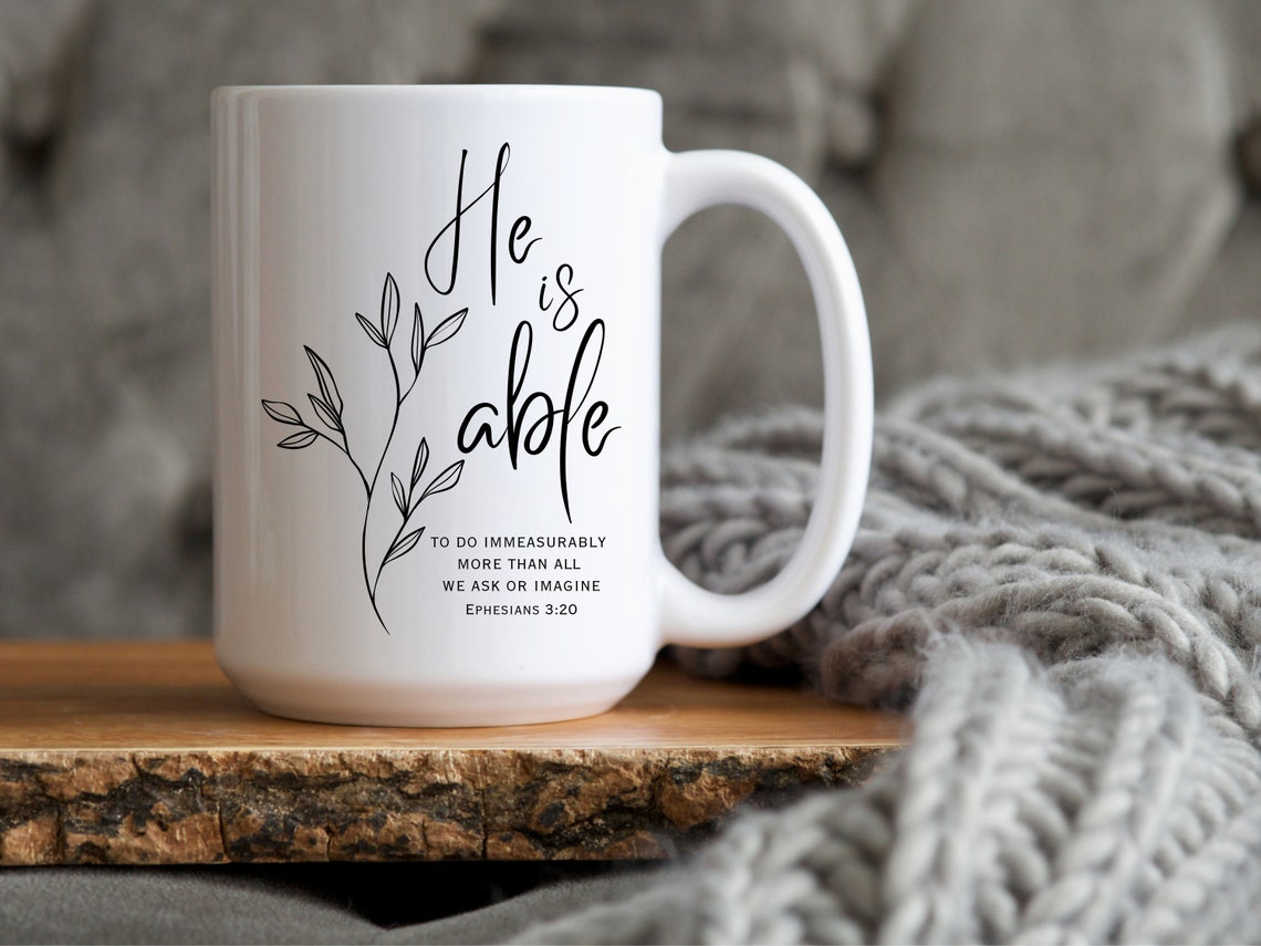 Christian Mug, Scripture Coffee Mug, Bible Verse Coffee Mug, Christian ...