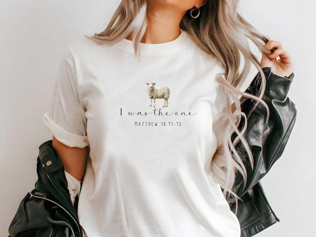 Parable of the Lost Sheep Shirt, Sheep Tshirt, Christian Faith Worship ...