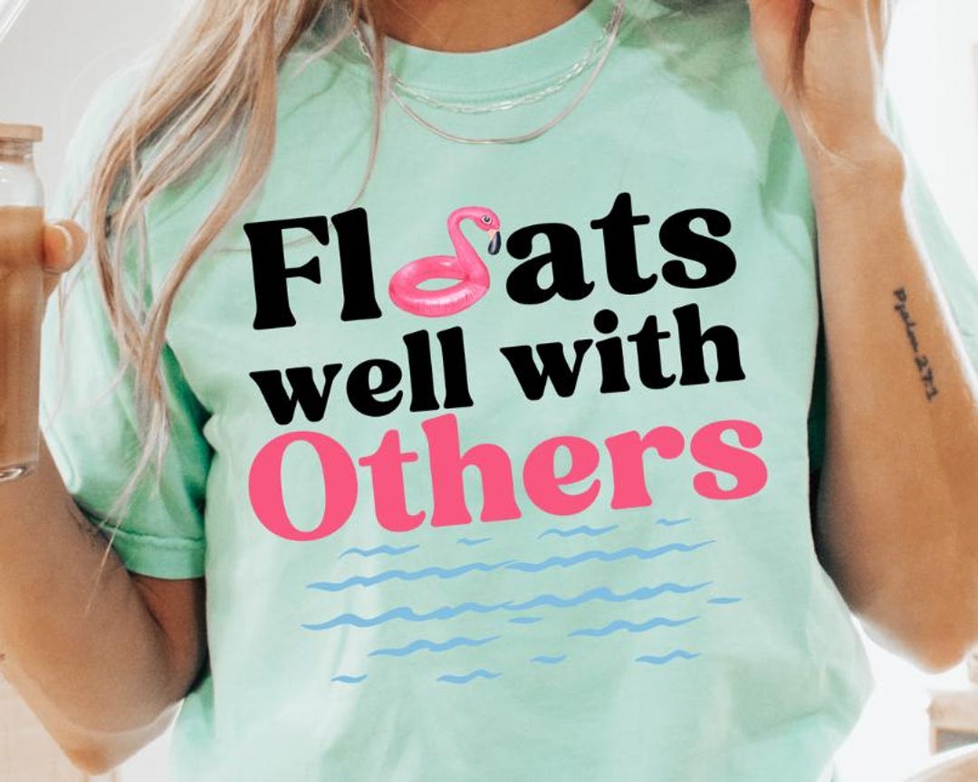 Summer Pool Float, River Float Tee, Flamingo Floaty Shirt, Group Float ...