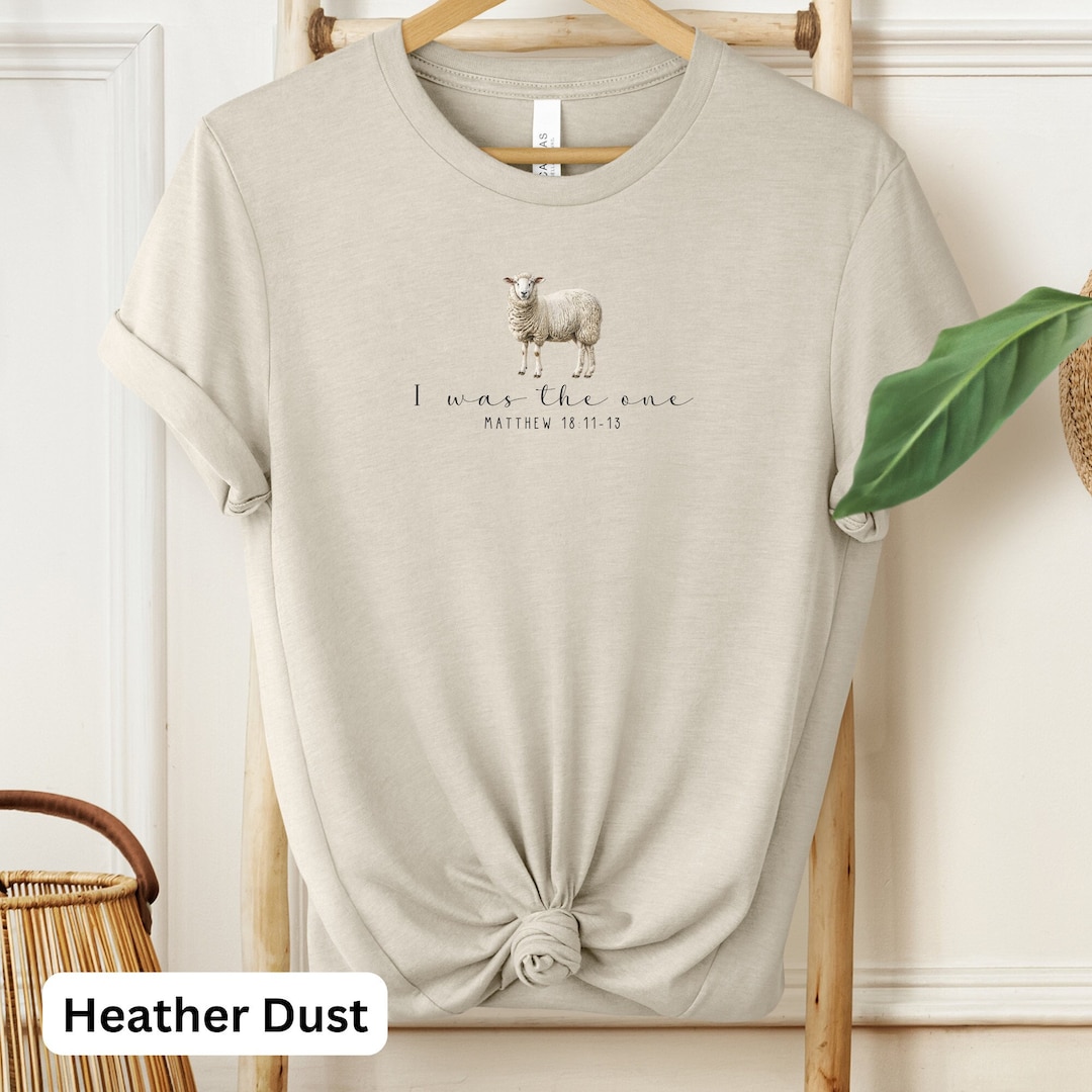 Parable of the Lost Sheep Shirt, Sheep Tshirt, Christian Faith Worship ...