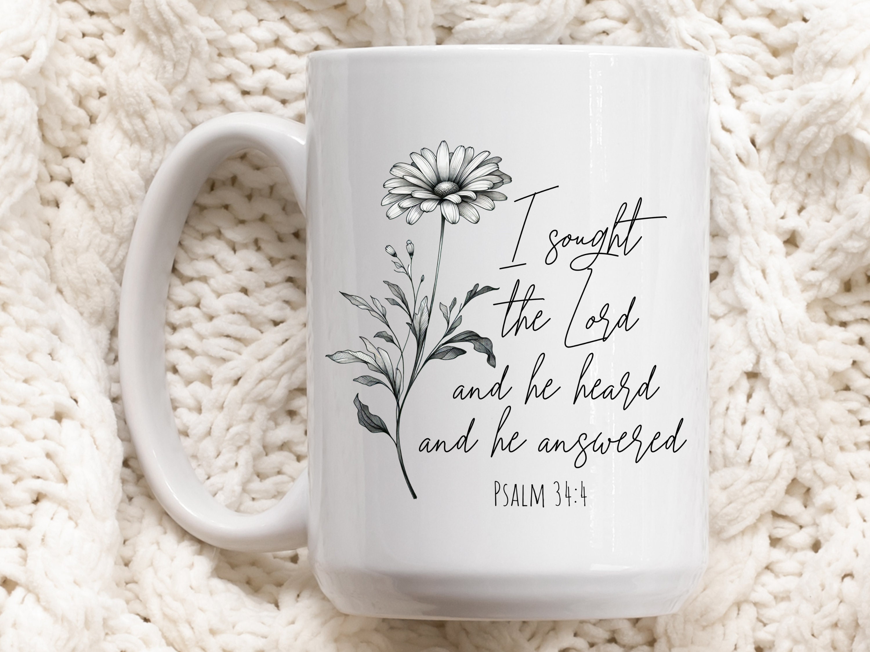 Christian Mug, Scripture Coffee Mug, Bible Verse Coffee Mug, Christian ...