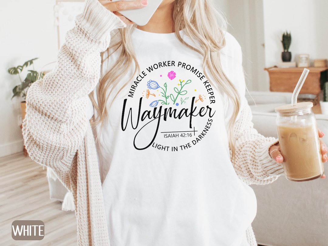 Custom Colored Waymaker Tshirt - Etsy
