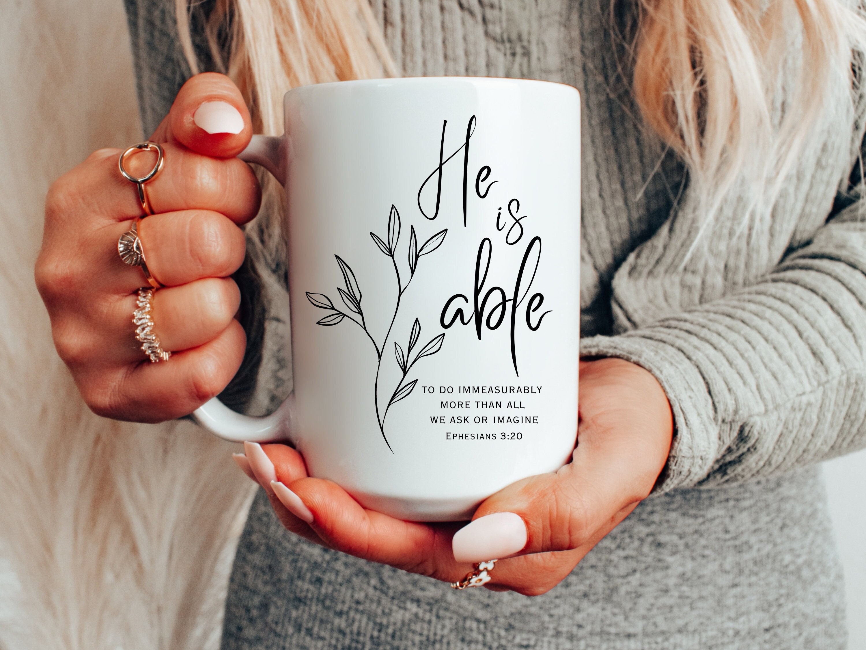 Christian Mug, Scripture Coffee Mug, Bible Verse Coffee Mug, Christian ...