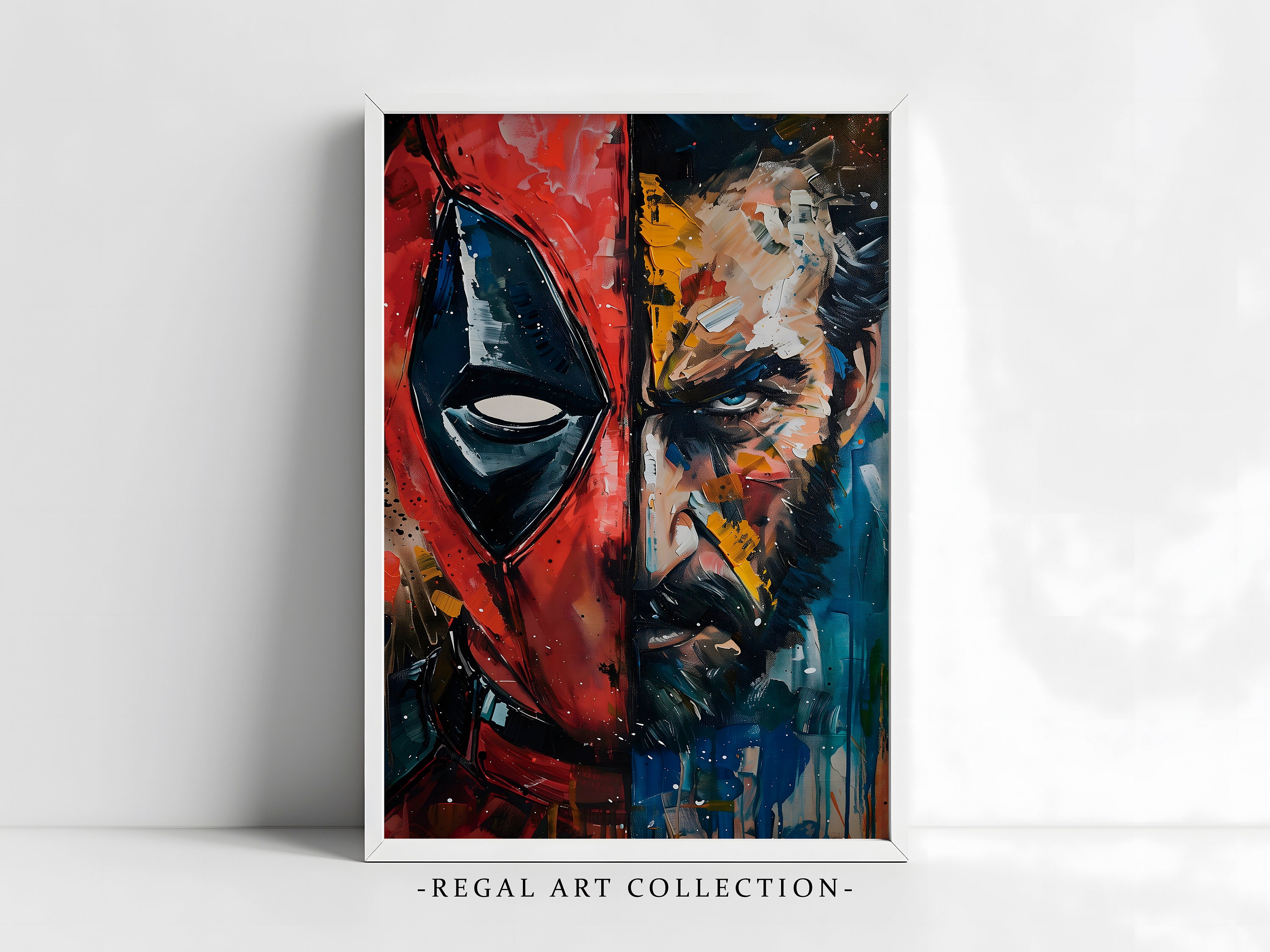 Deadpool Deadpool Poster Deadpool and Wolverine Wall Art Print Wall ...